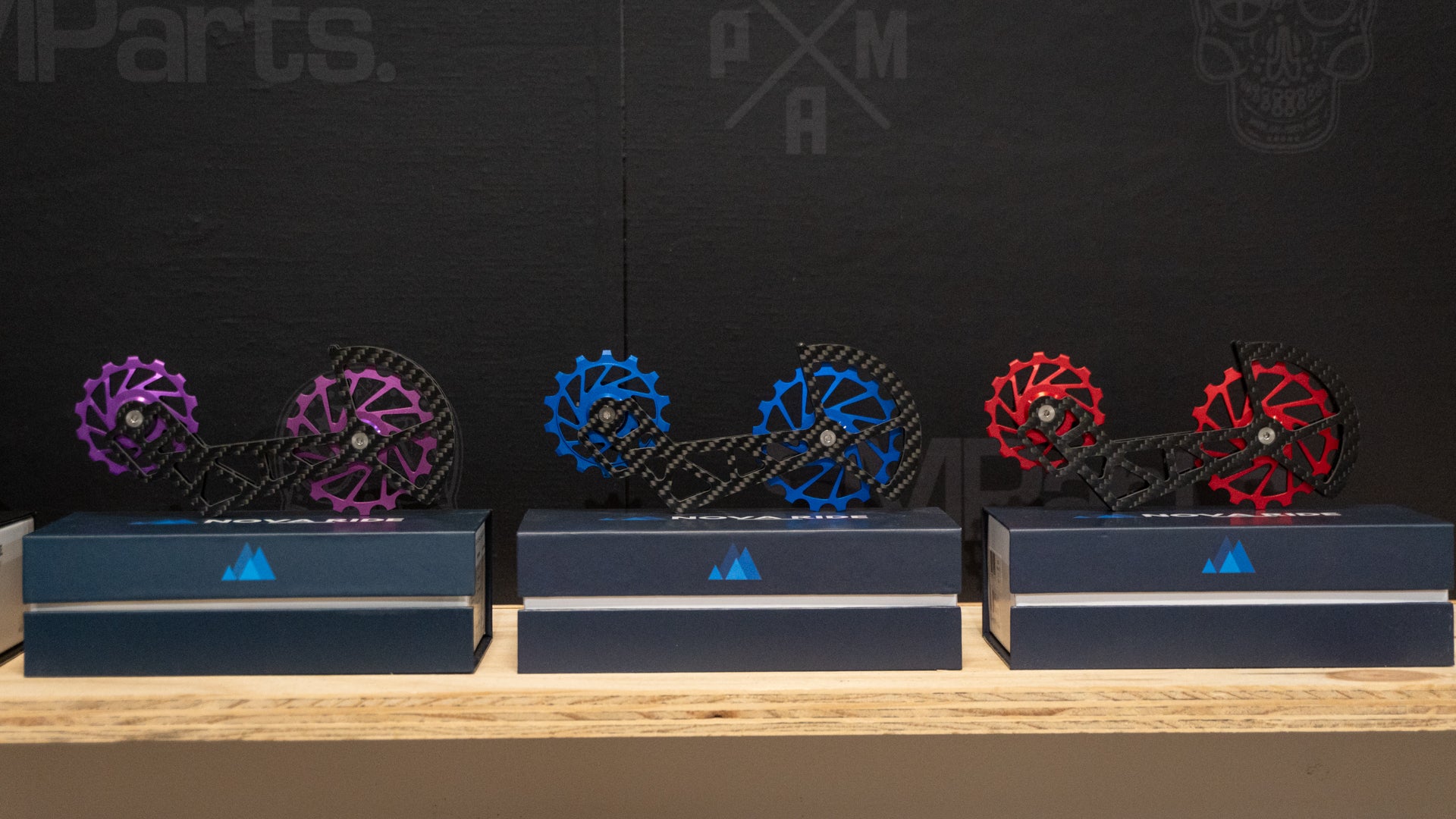 Nova Ride carbon rear derailleur cage, ceramic OSPW for SRAM AXS Red/F